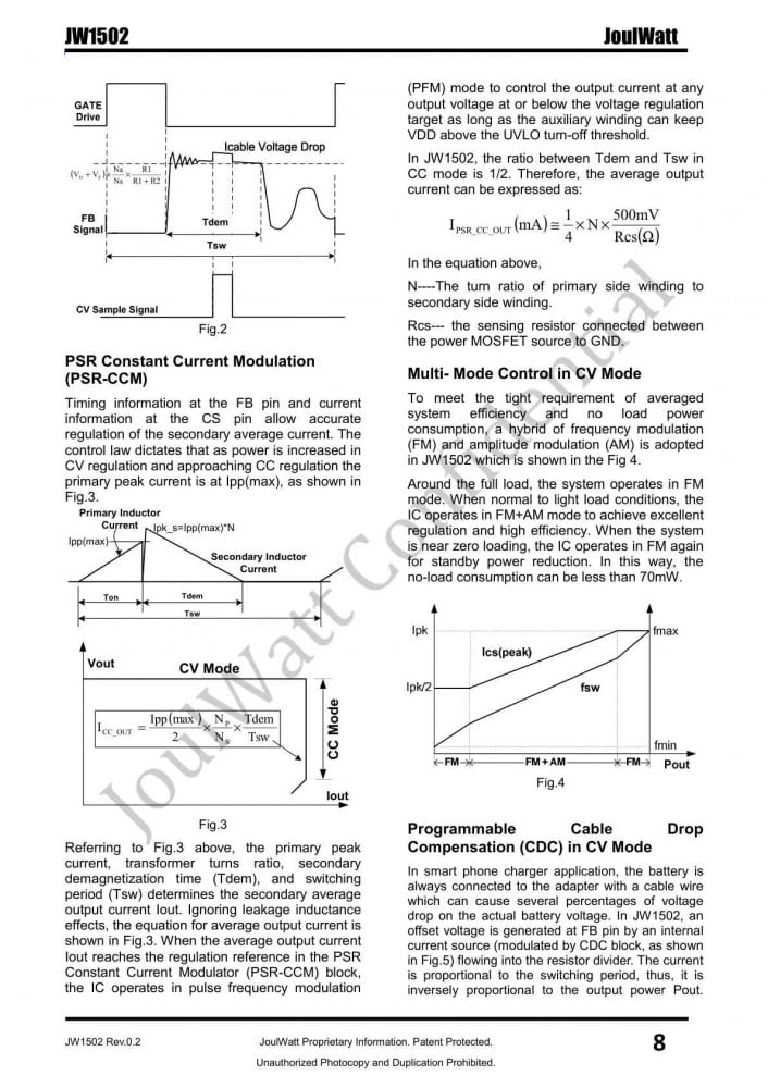 JW1502 datasheet page 8