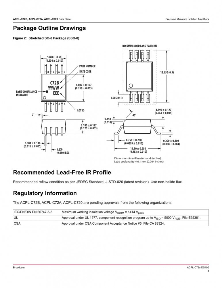 ACPL-C72B datasheet page 3