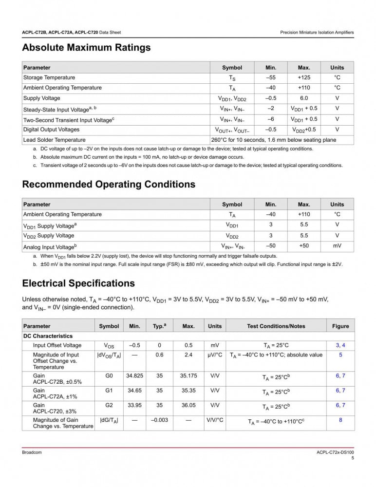 ACPL-C72B datasheet page 5