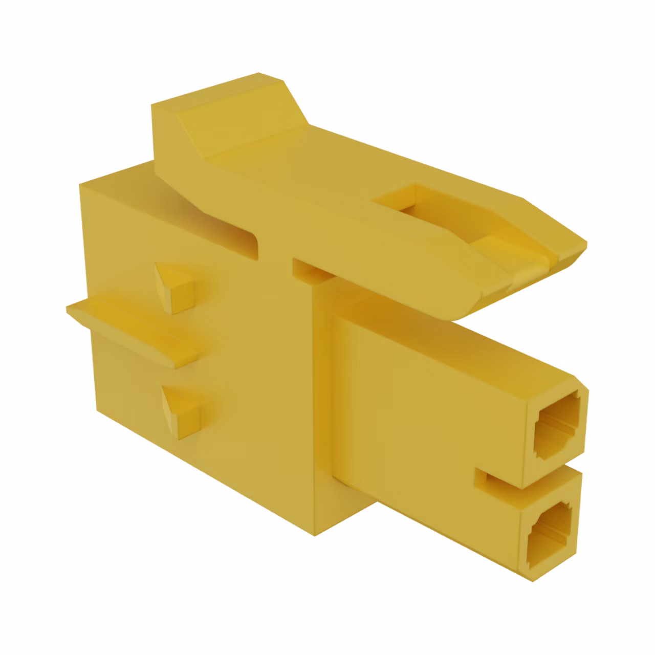 Micro-Fit+ Versa Color Receptacle Housing, Dual Row, 2 Circuits, UL 94V-0, Glow-Wire Capable, Yellow for sale