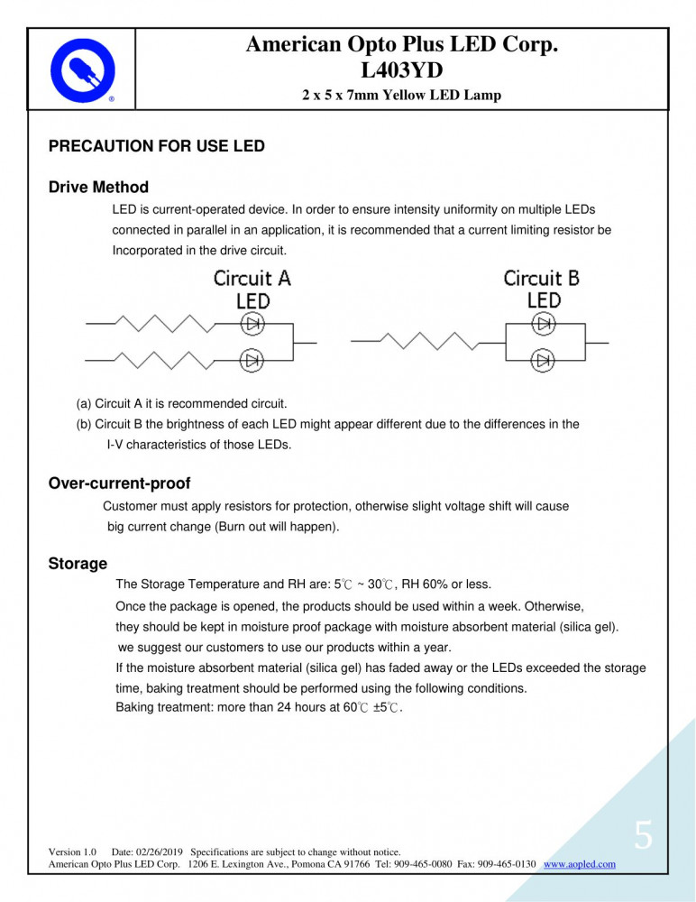 L403YD technical document page 5