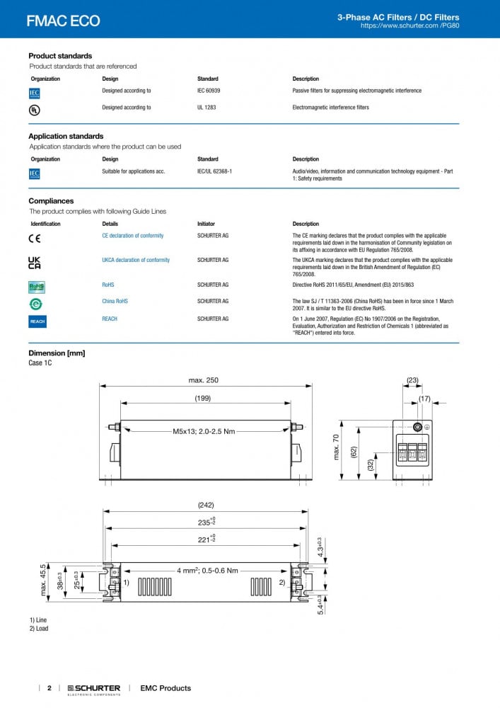 FMAC ECO datasheet page 2