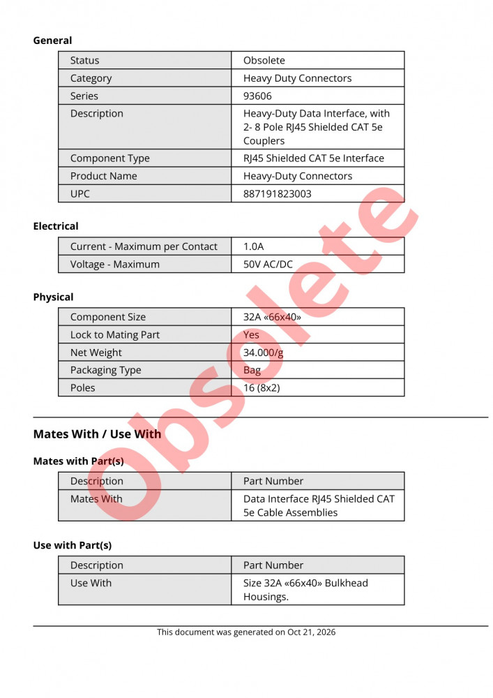 936060017 product document image, page 2