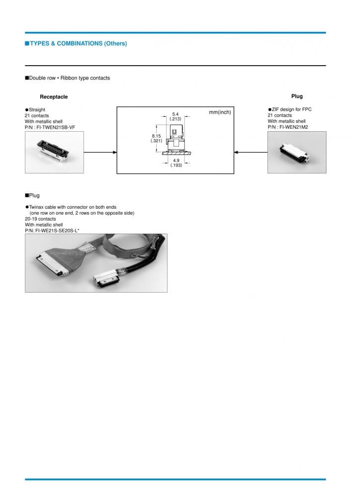 JAE FI Series documentation page 4