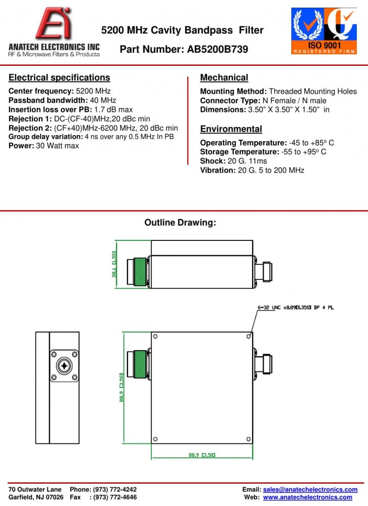 AB5200B739 technical drawing page 1