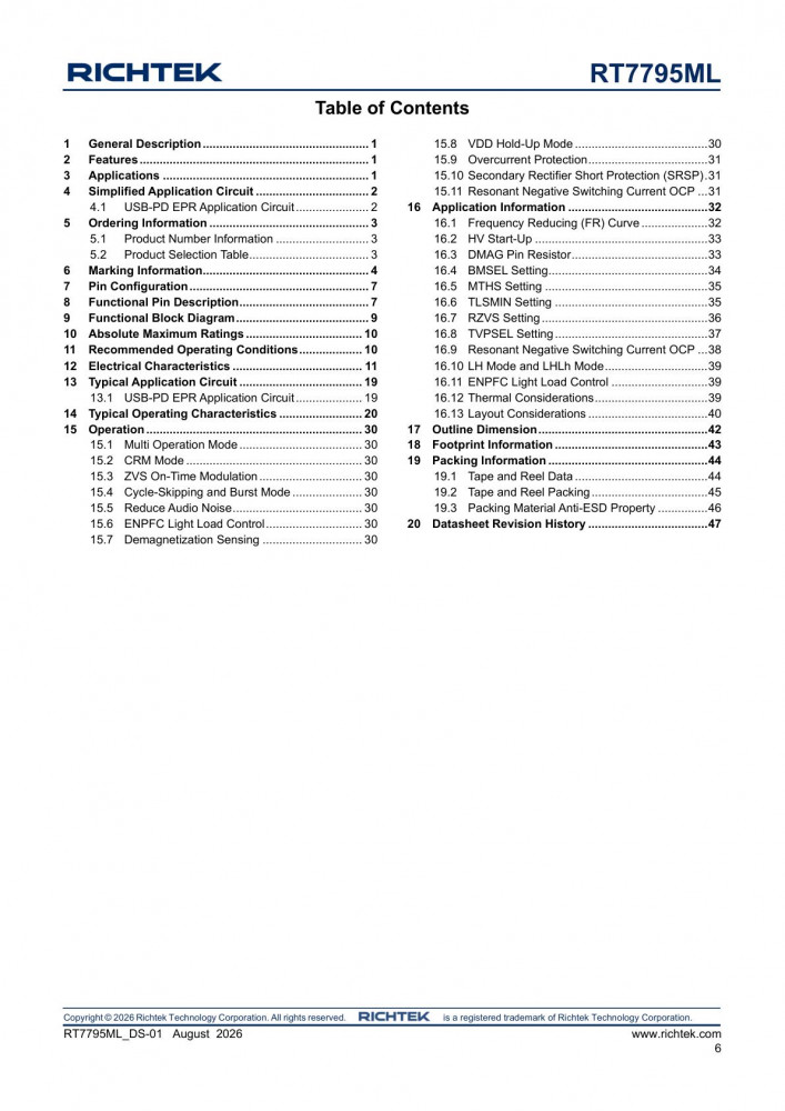 RT7795ML document preview, page 6