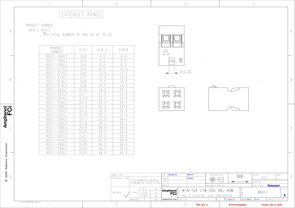 Amphenol 90311 drawing page 2