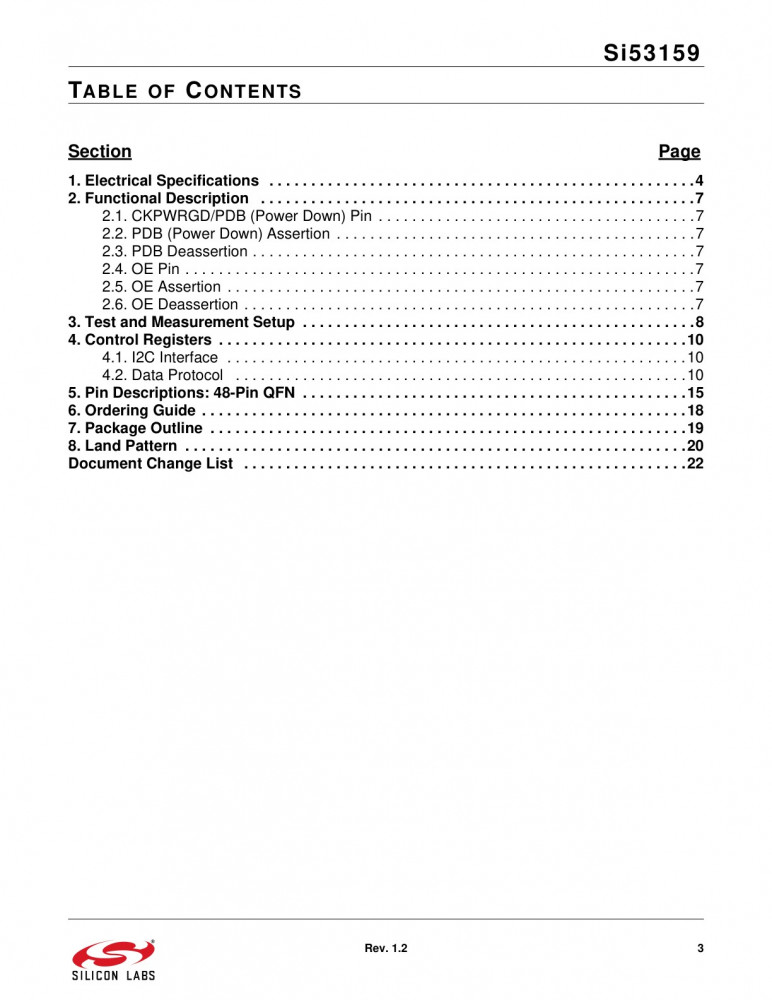 SI53159-A01AGM datasheet page 3