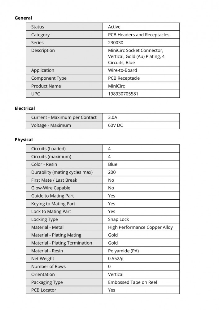 Product document image, page 2