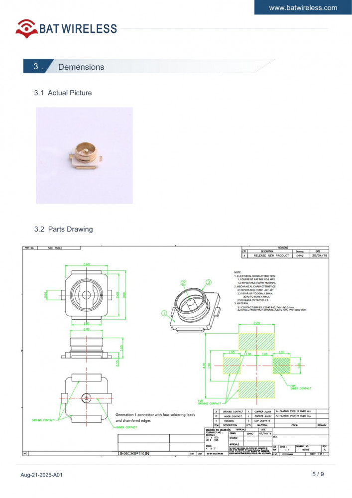 BWIPEX-002E datasheet page 5