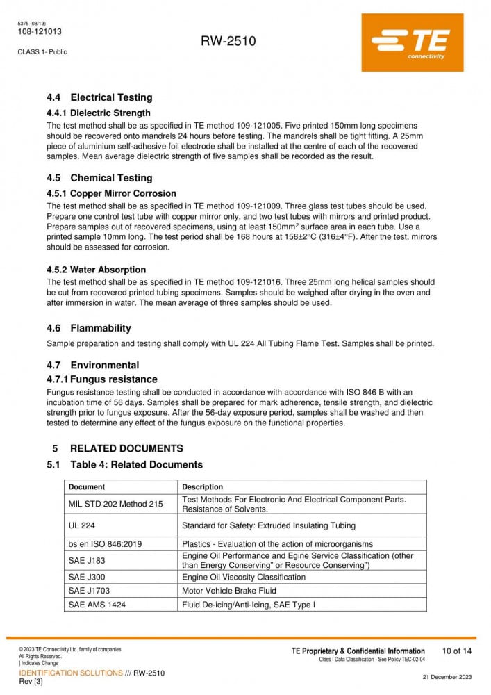 TE RPS specification page 10