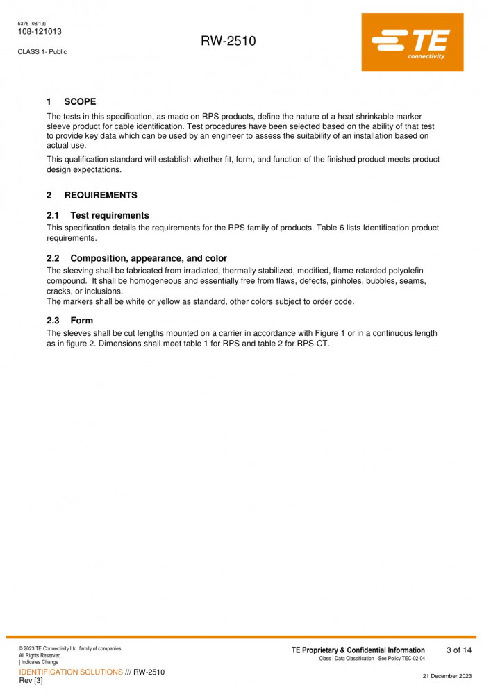 TE RPS specification page 3