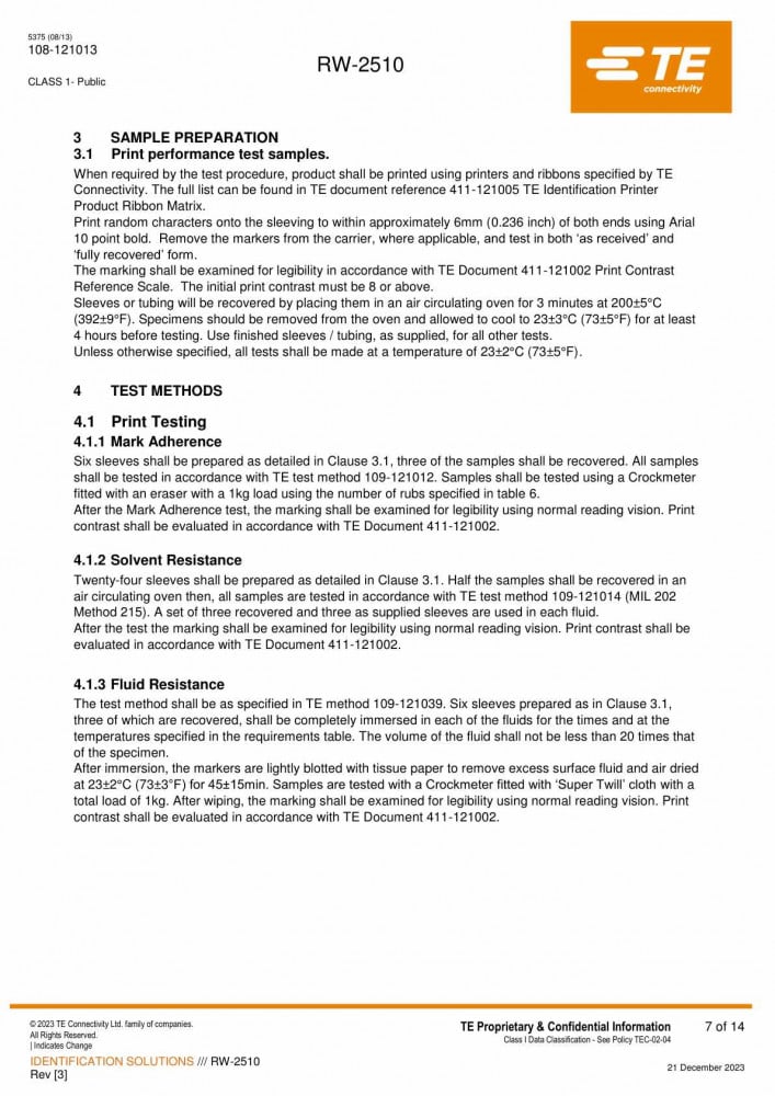 TE RPS specification page 7