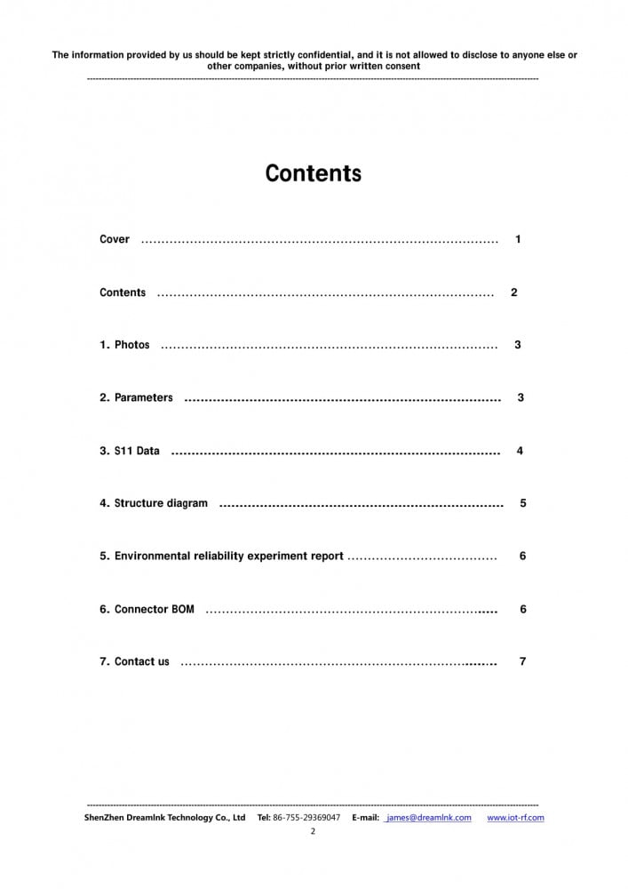 W3-390M specification document page 2