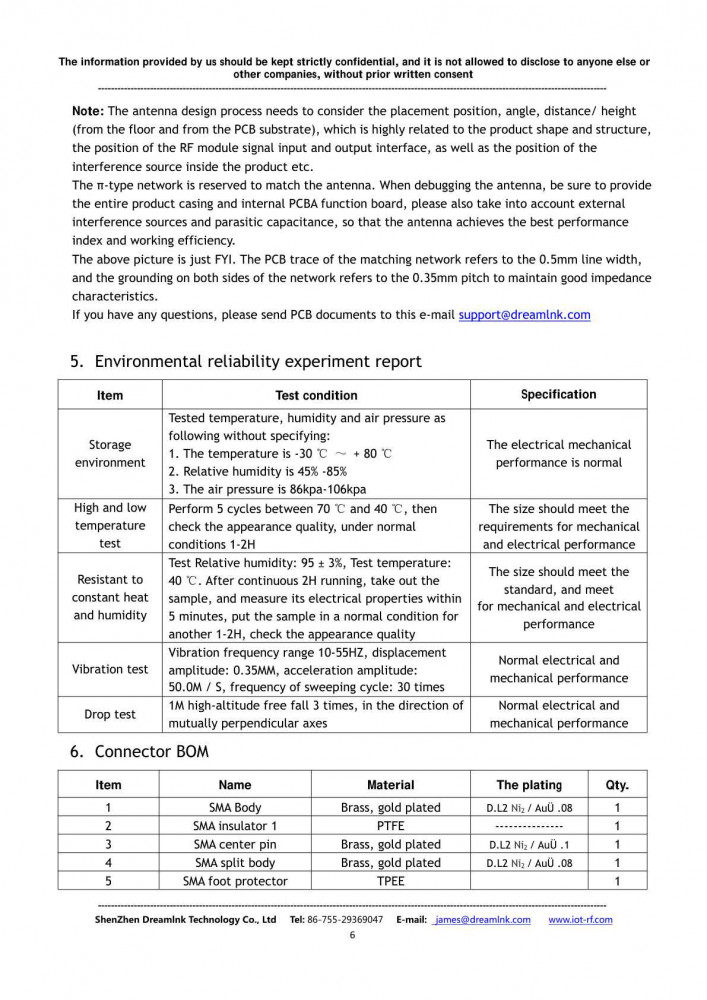 W3-390M specification document page 6