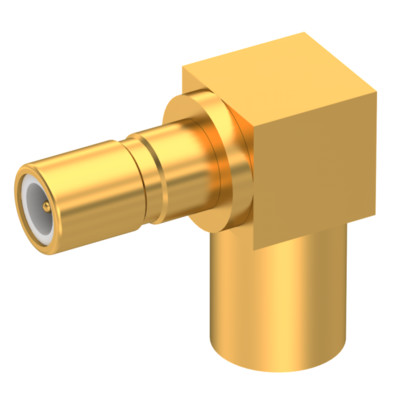 SSMB / RIGHT ANGLE JACK MALE SOLDER TYPE FOR 2.6/50 S CABLE GOLD for sale