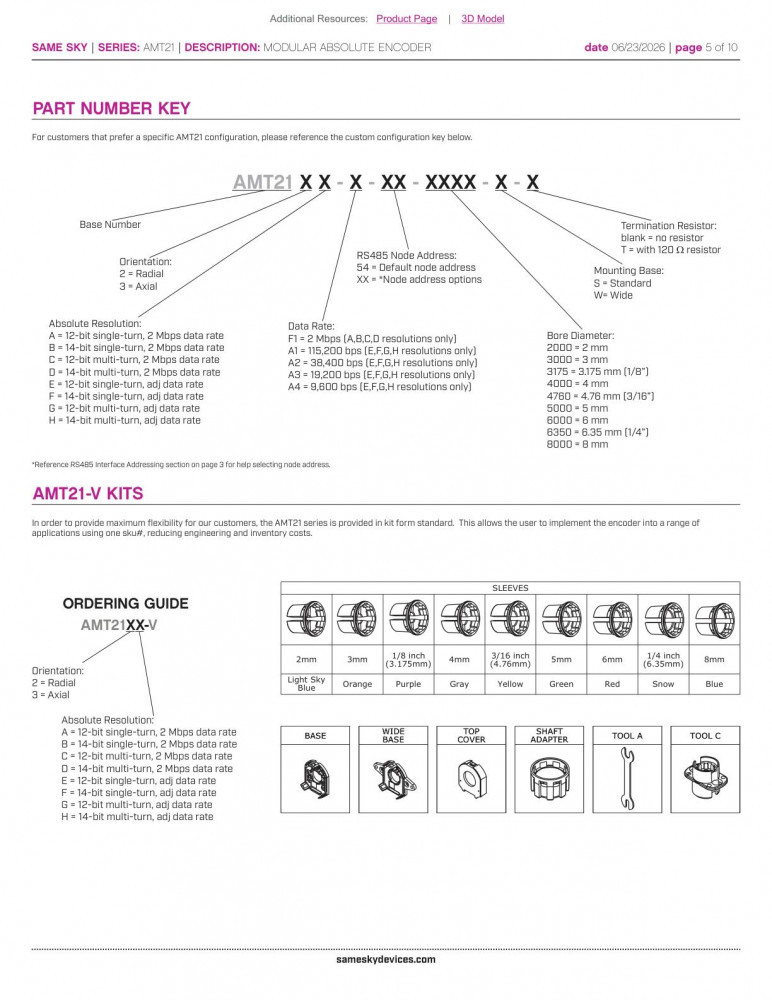 AMT213B-V technical document page 5