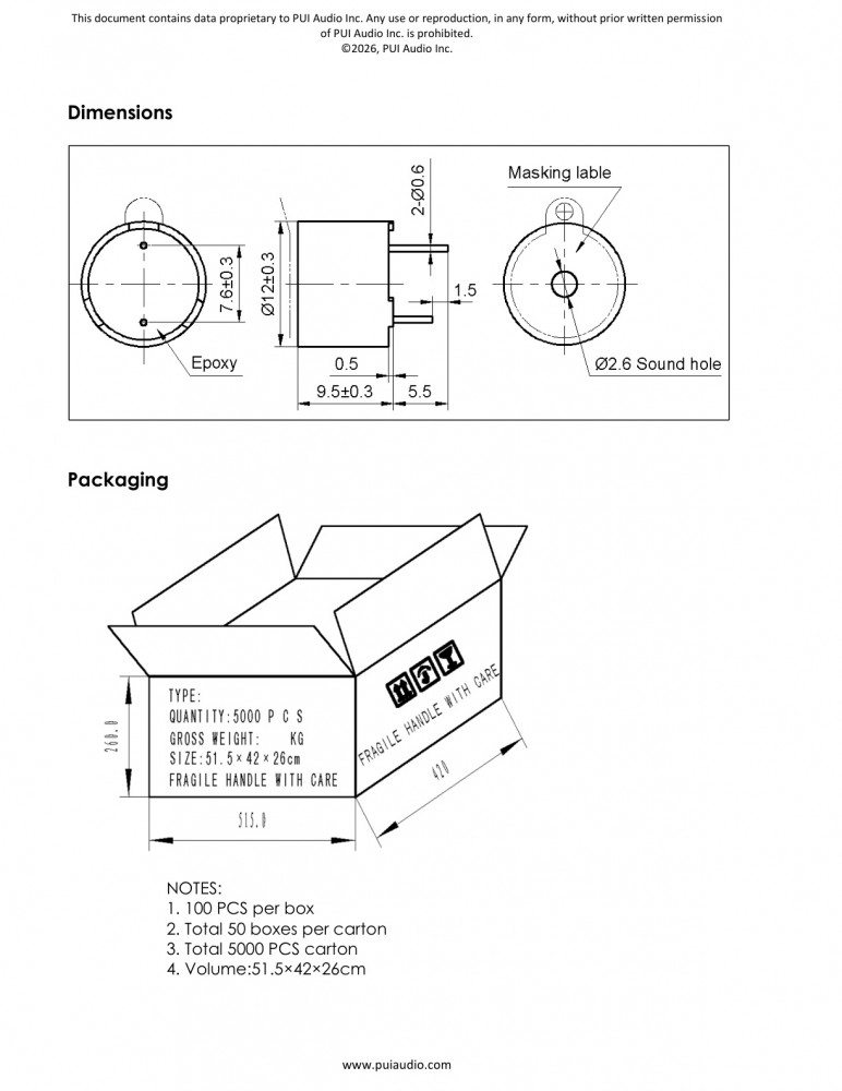 AI-1224-TWT-12V-R datasheet page 4