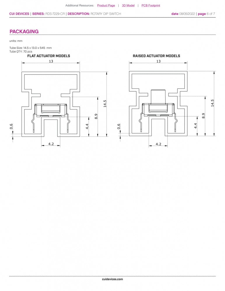 CUI RDS-4S-7229-A-CR datasheet page 6