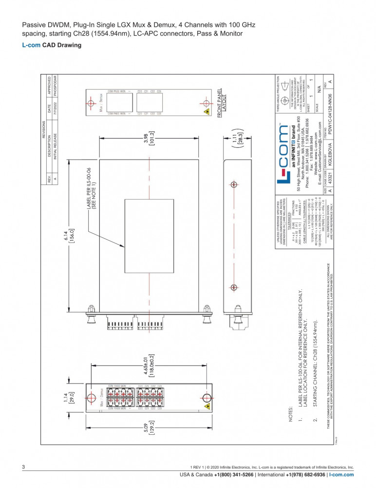 PDW1C-04128-NN36 datasheet page 3
