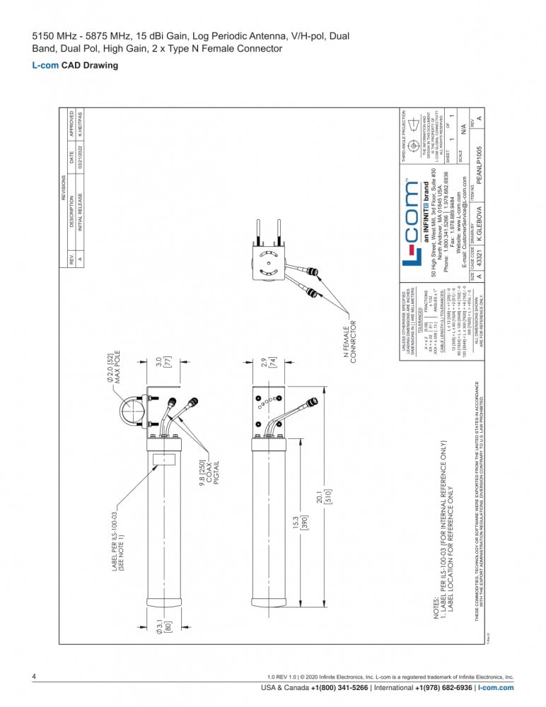 LCANLP1005 datasheet page 4