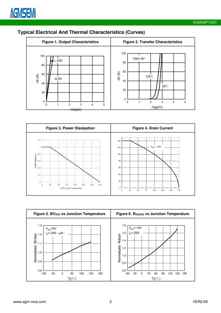 AGM40P100C datasheet page 3
