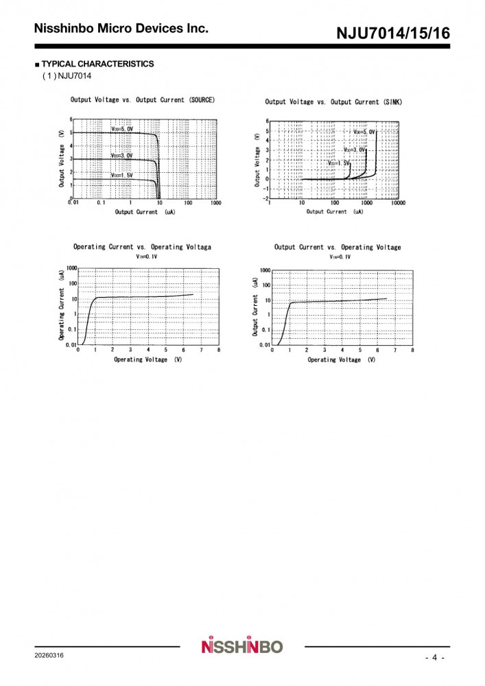 NJU7016 datasheet page 4 preview