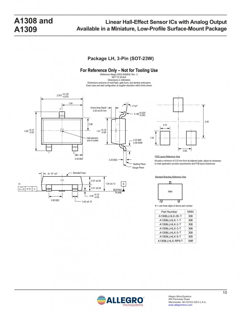 A1309 datasheet page 10