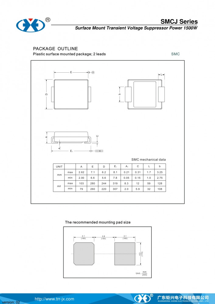 SMCJ8.5CA datasheet page 4