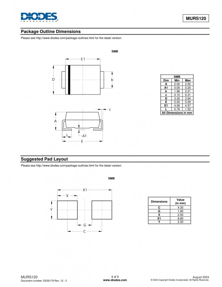 MURS120-13-F datasheet page 4