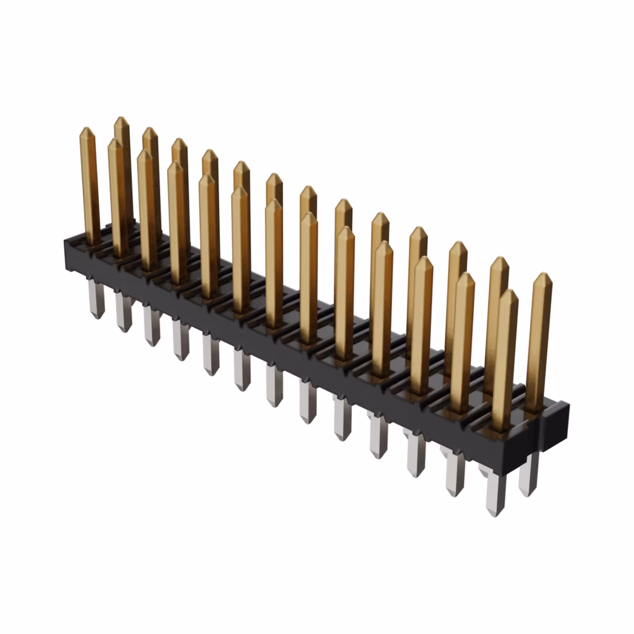 2.00mm Pitch Milli-Grid Header, Vertical, Through Hole, 26 Circuits, 0.38µm Gold (Au) Plating, Mating Pin Length 5.50mm, Tail Length 2.60mm, Tray, Lead-Free for sale