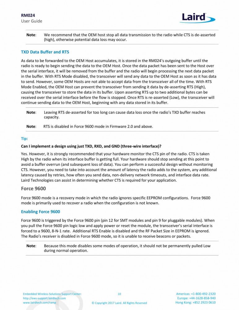 RM024 documentation page 10