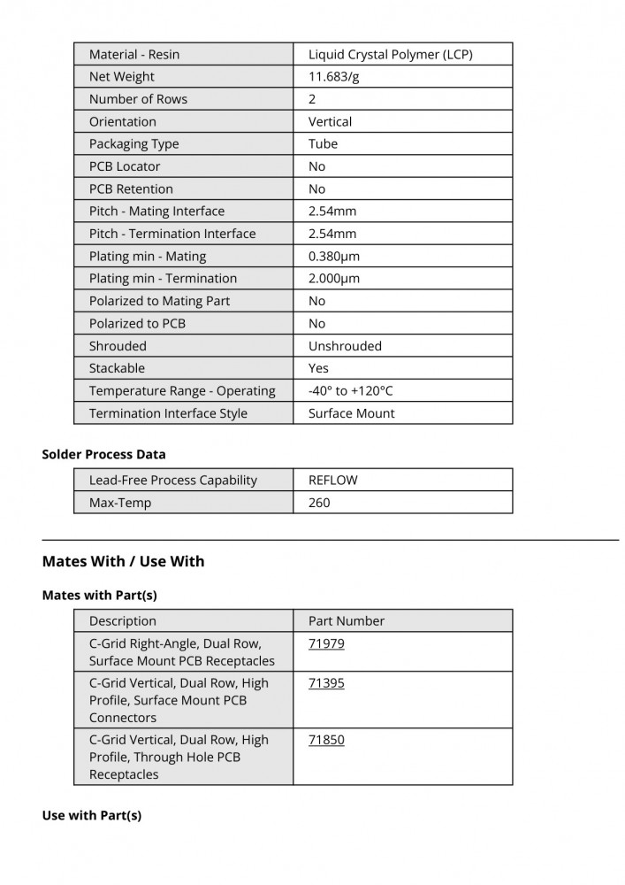 MOLEX 15910488 technical document image, page 3