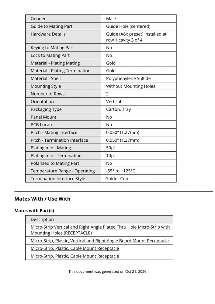 MA-231-008-113-A6400 technical document page 2
