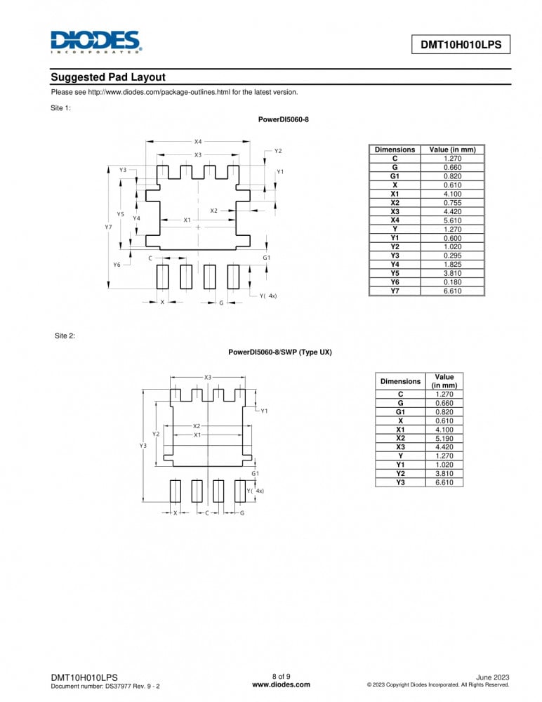 DMT10H010LPS-13 datasheet page 8