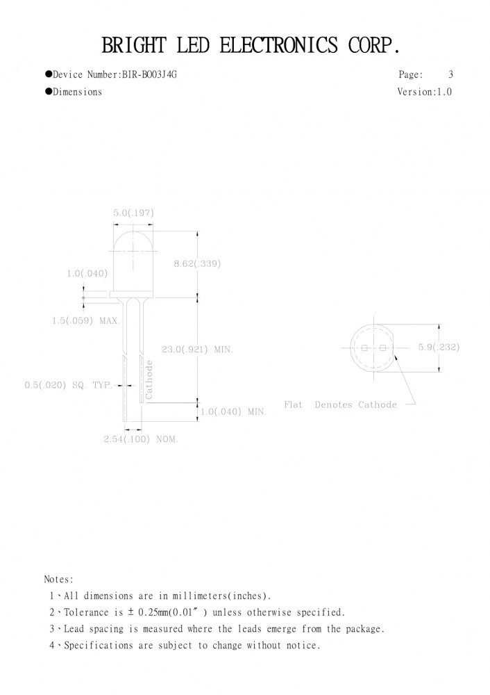BIR-BO03J4G datasheet page 2