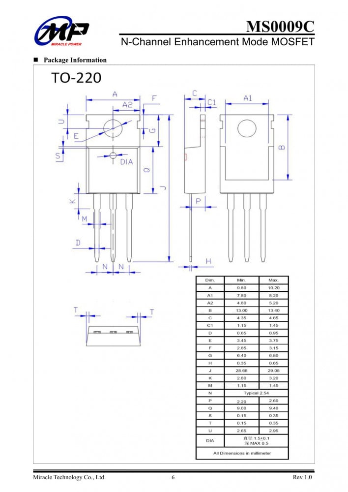 MS0009C datasheet page 6
