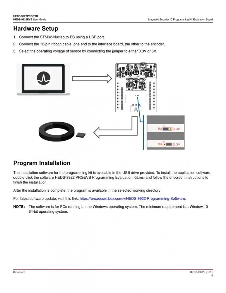 HEDS-9922EVB documentation page 5