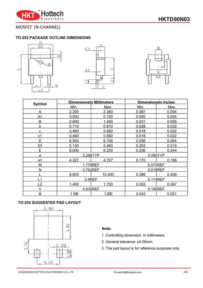 HKTD90N03 datasheet page 4