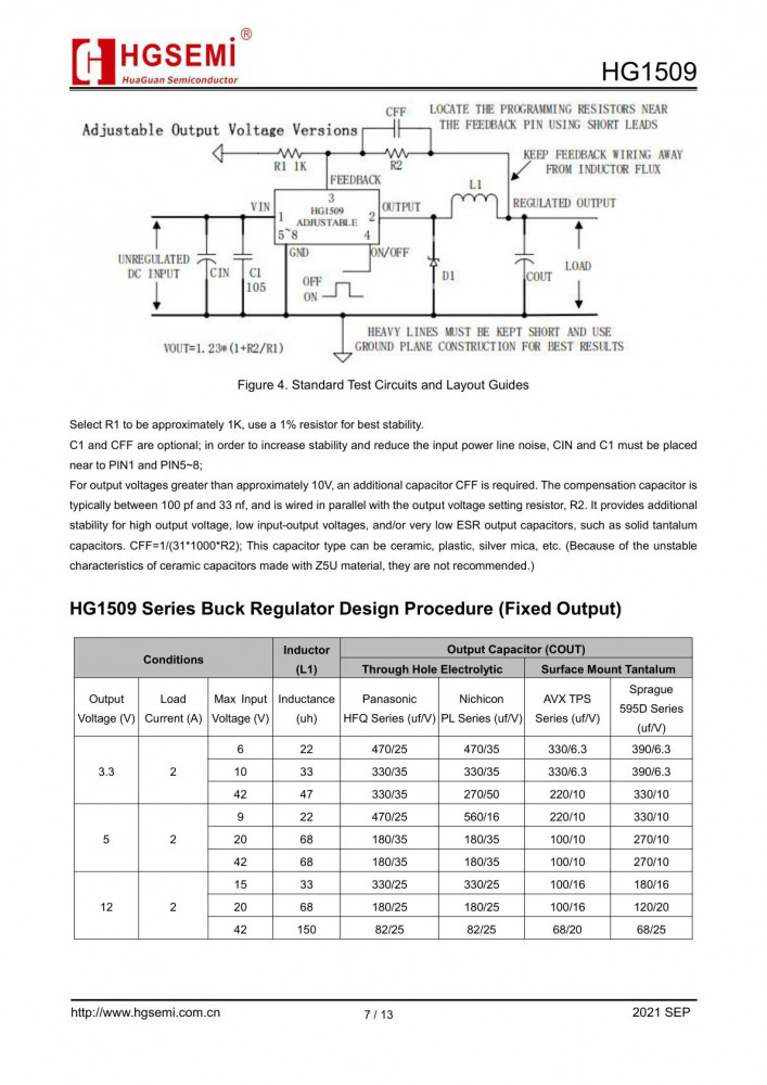 HG1509 datasheet page 7