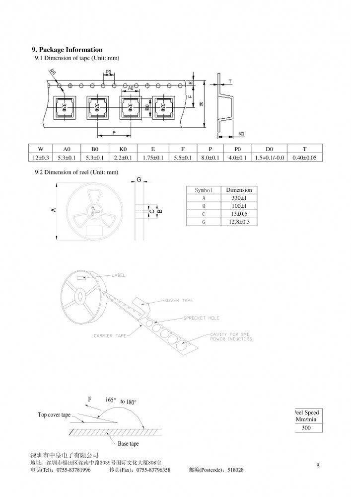 MPIT5020 specification page 10