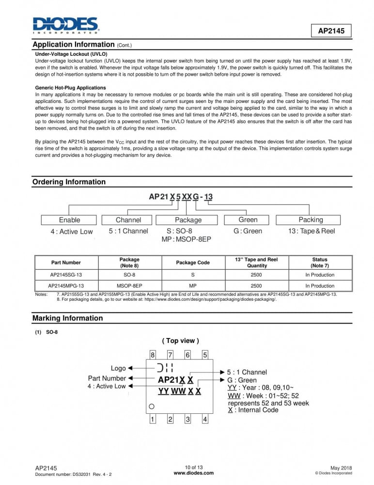 AP2145MPG-13 datasheet page 10