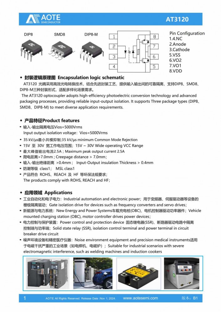 AT3120 datasheet page 2