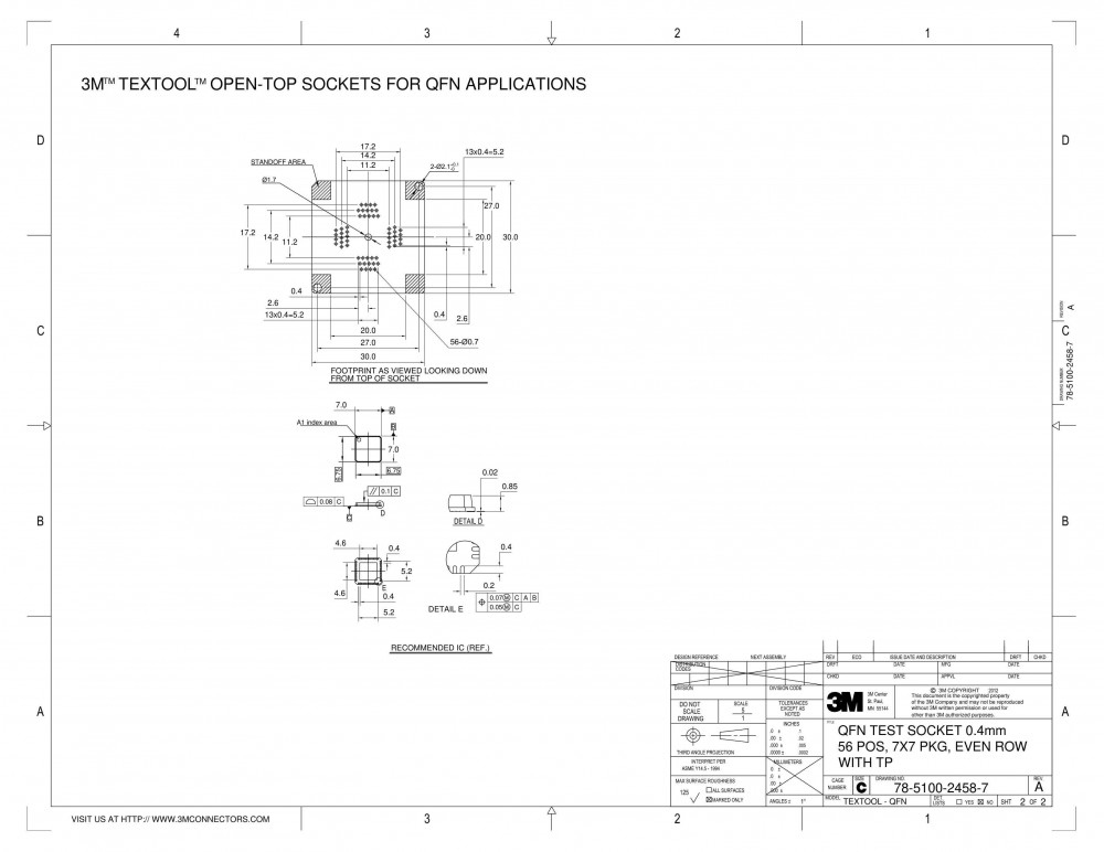 3M 256-4205-01 customer drawing page 2