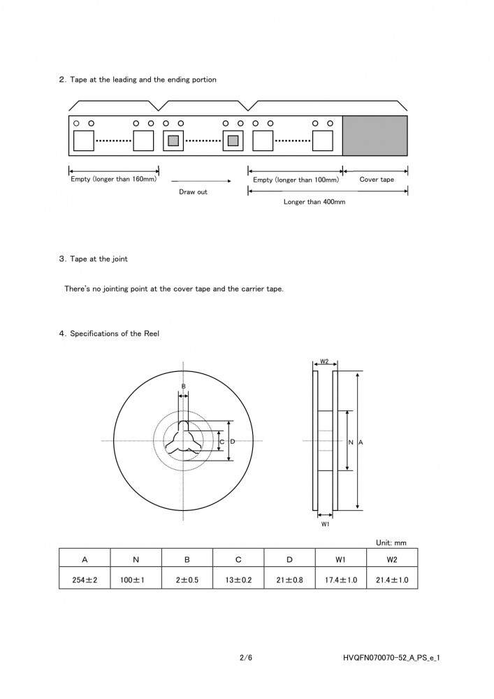 AK2401A quality document page 3
