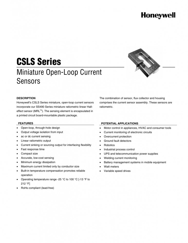 CSLS6B60 datasheet page 1