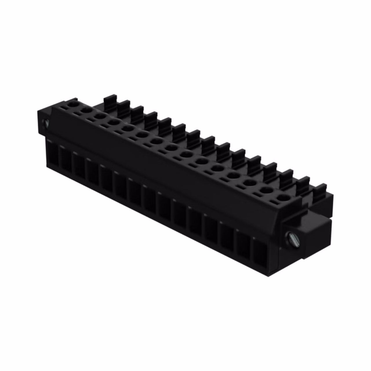 3.50mm Pitch Eurostyle Horizontal Plug, with Retention Screws, 15 Circuits for sale