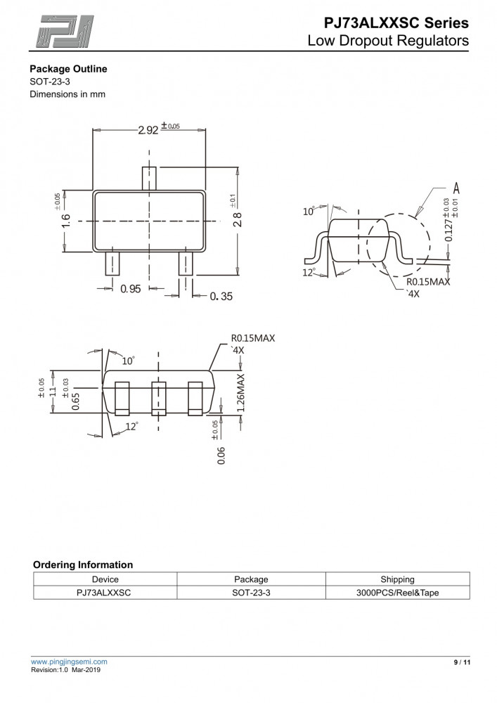 PJ73AL33SC datasheet page 9