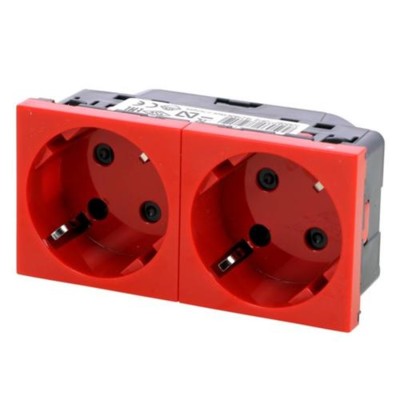 Mosaic™ - Multi-support multiple socket - 2 x 2P+E automatic term. - tamperproof for sale