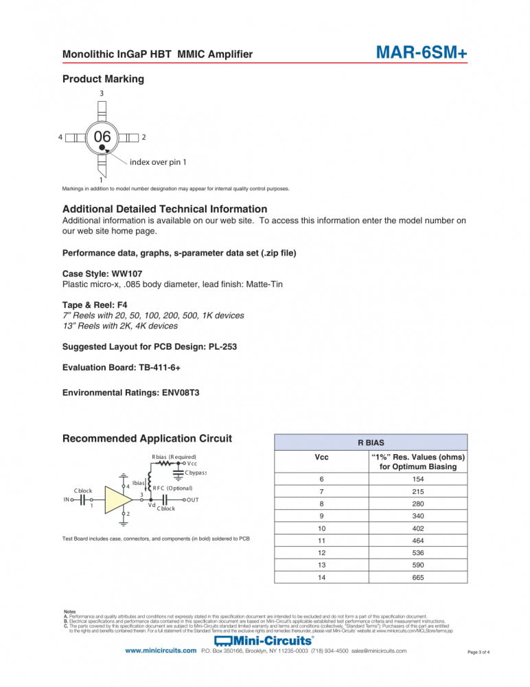 MAR-6SM+ datasheet page 3